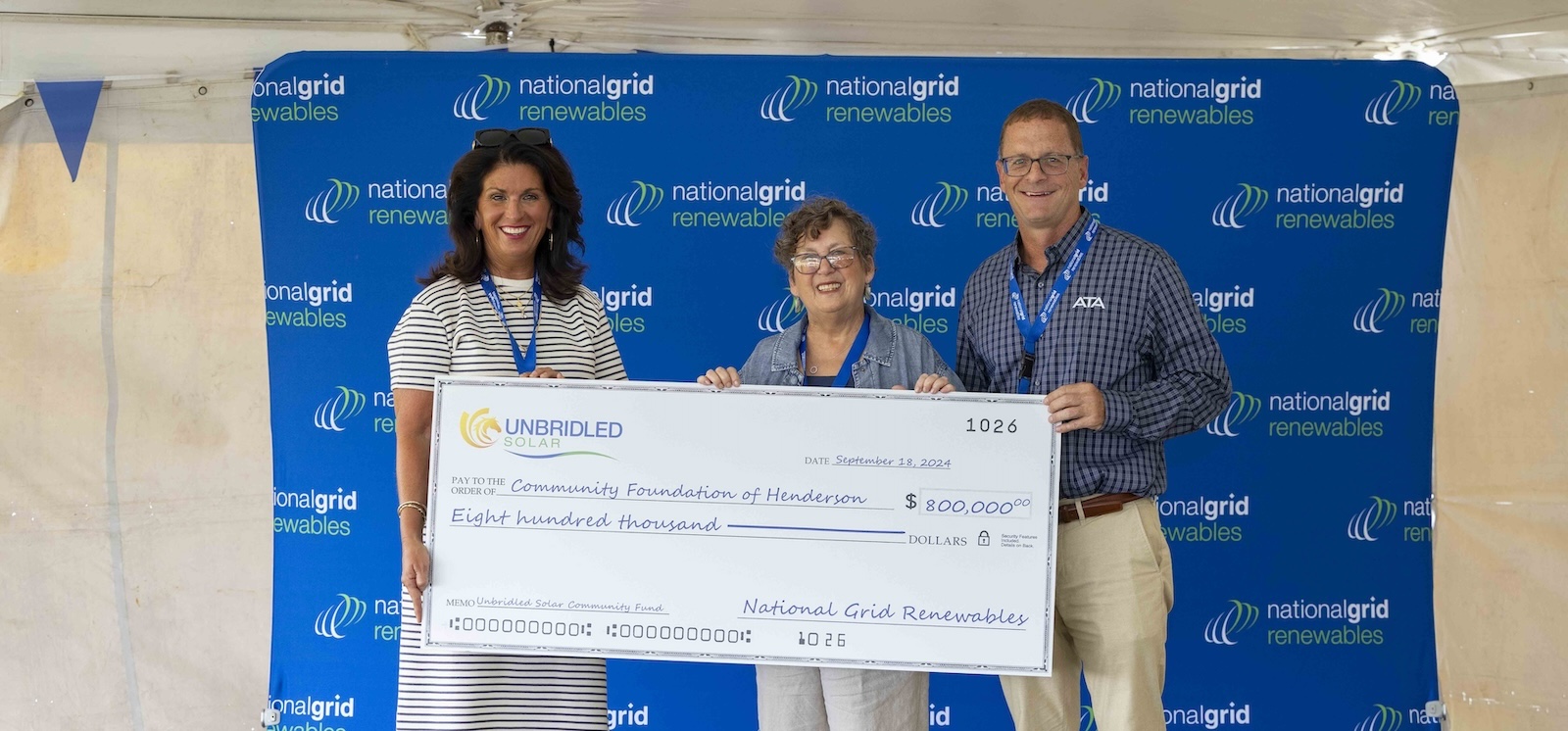 $800K in Charitable Giving Announced for Two Kentucky Counties